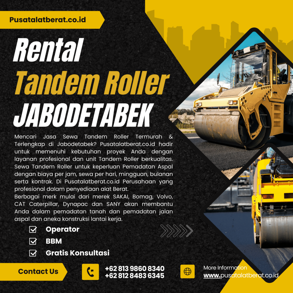 Harga Sewa Tandem Roller Desember 2025 dari Pool Terdekat